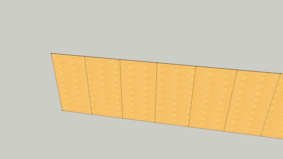 Dynamic Wood Paneling 3d model