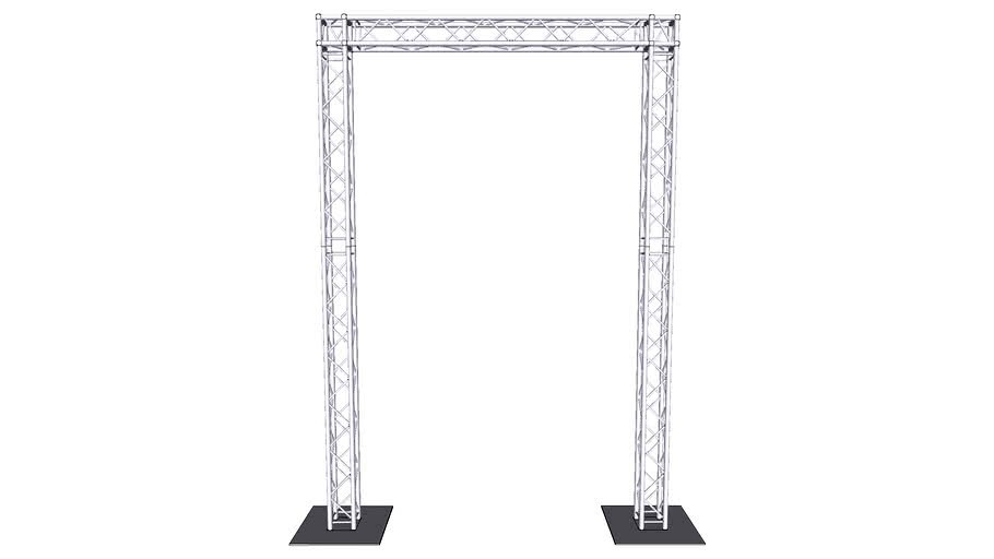 5m x 3m Truss Arch 3d model