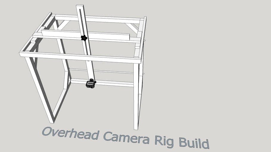 Overhead Camera Rig DIY 3d model