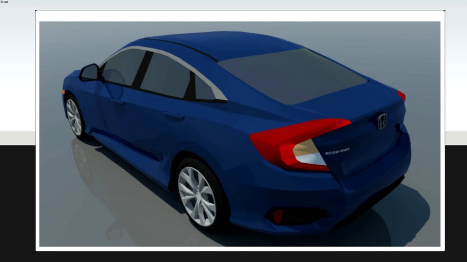 Honda Civic 3d model