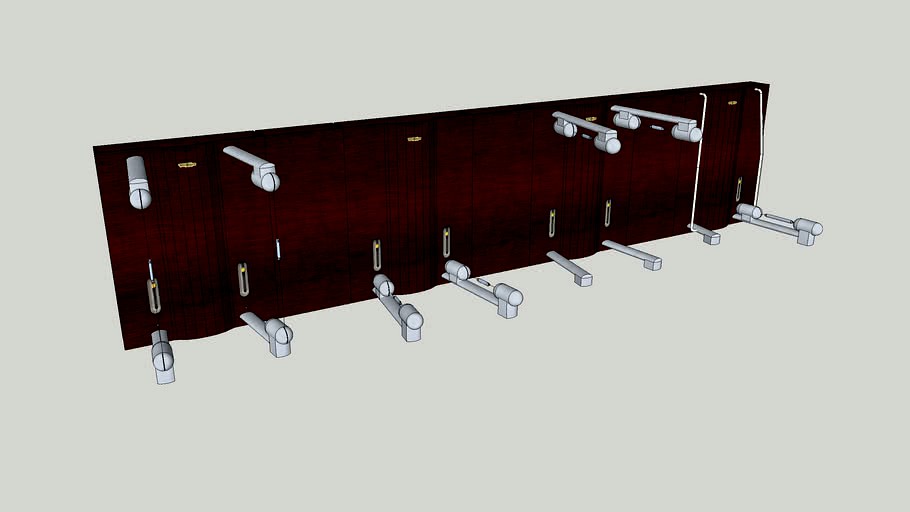 TechnoGym Kinesis Wall 3d model