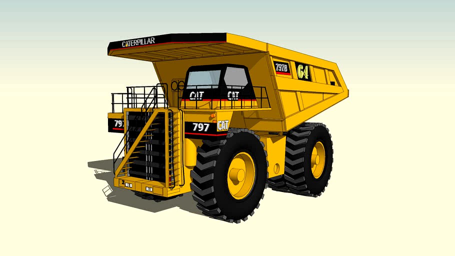 797F CAT 3d model
