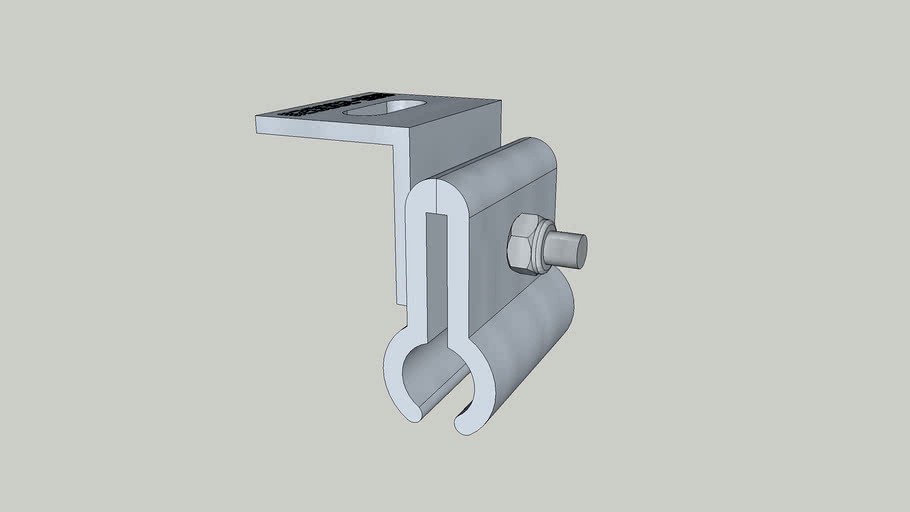 Schletter Seam Clamp KalZip 510 3d model