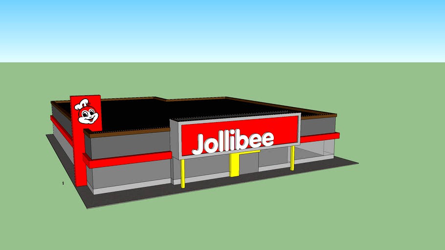 Jollibee Branch (14th version) 3d model