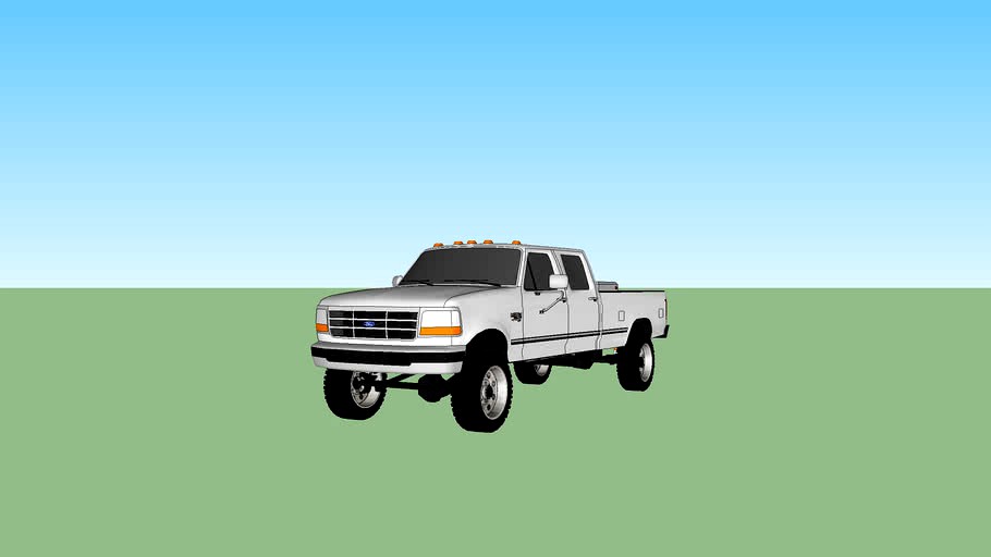 1997 F250 3d model