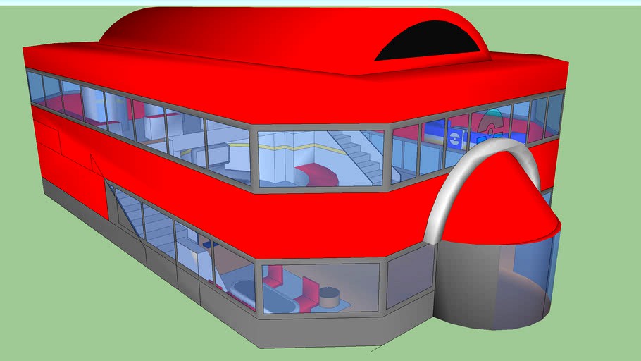 Pokémon Center (Generation V) 3d model
