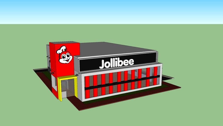Jollibee Branch (8th version) 3d model