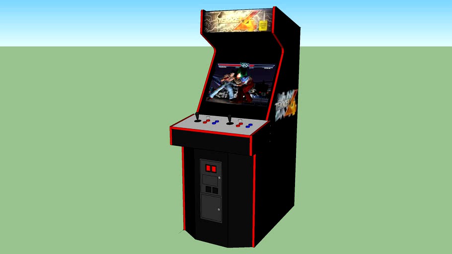 Tekken 4 Arcade (MK Cabinet) 3d model