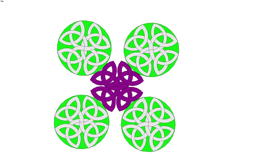 Deep Celtic Knot 3d model