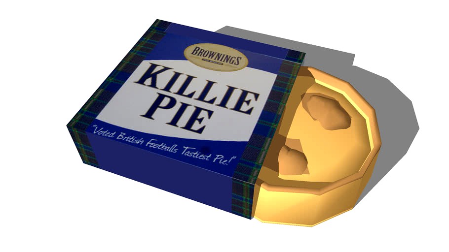 Killie Pie 3d model