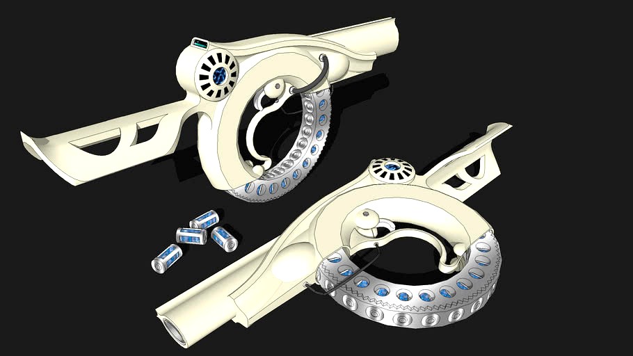 Ray machine gun 2 3d model