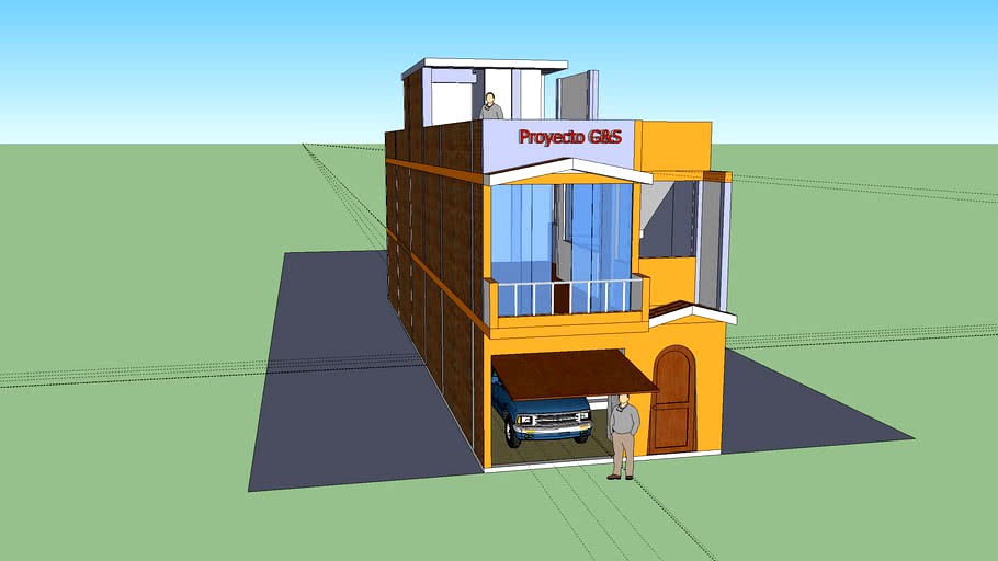 Proyecto casa en 3d model