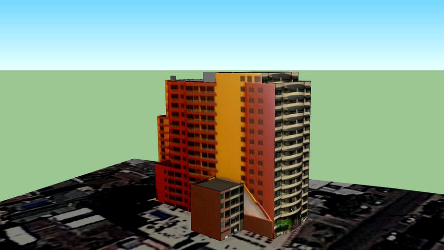 Edificio Alta Vista Chillan 3d model