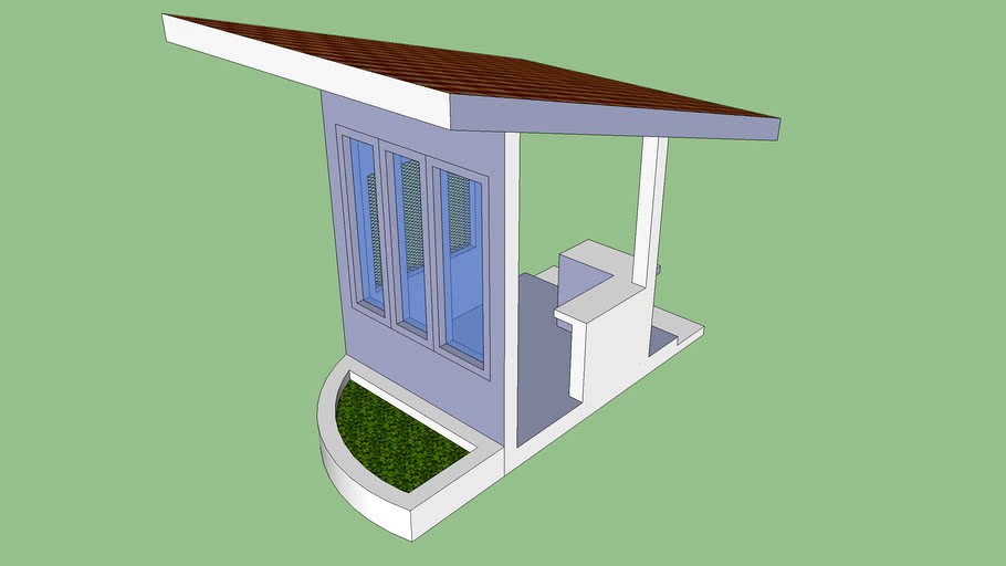 pos satpam 01 3d model