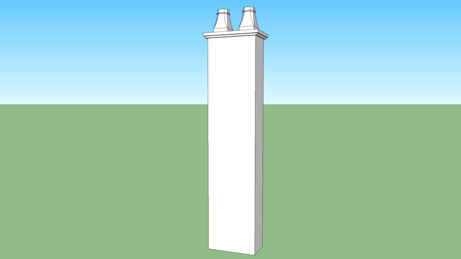 Classic Chimney 3d model