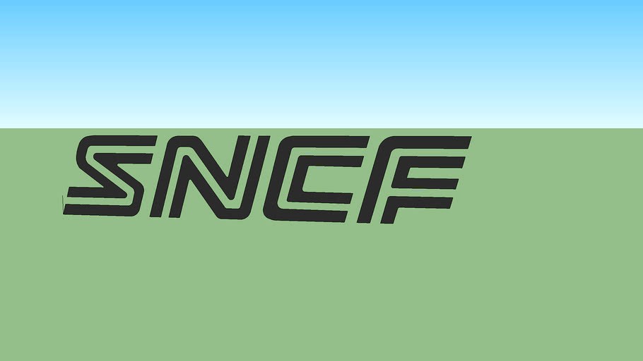Logo SNCF 1985 3d model