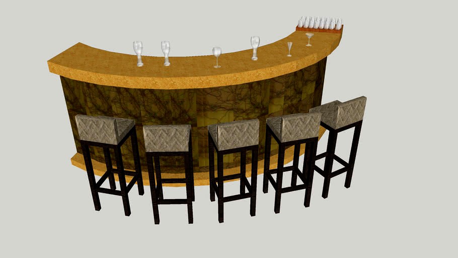 BAR DESIGN 3d model