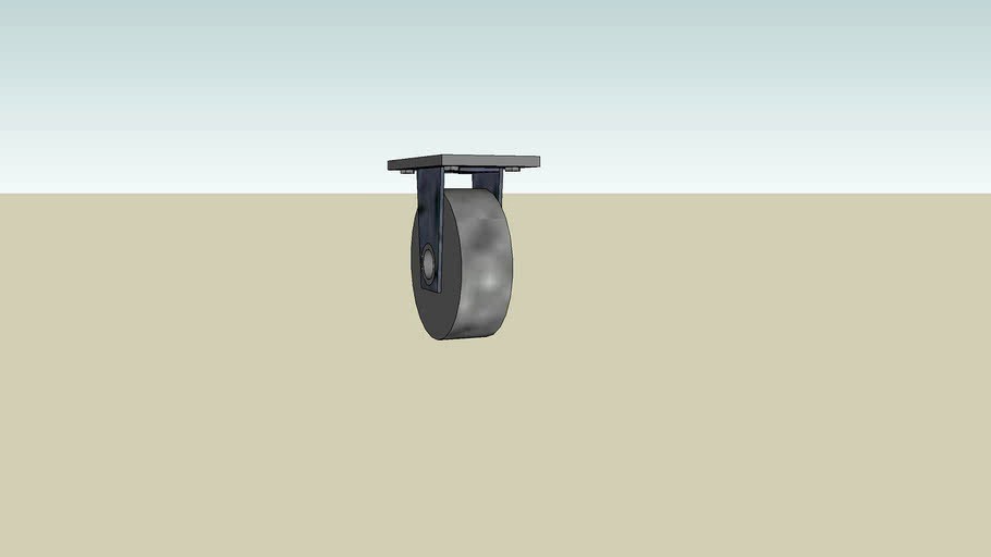 Trolley Wheel 3d model