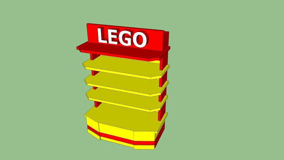 STAND LEGO 3d model