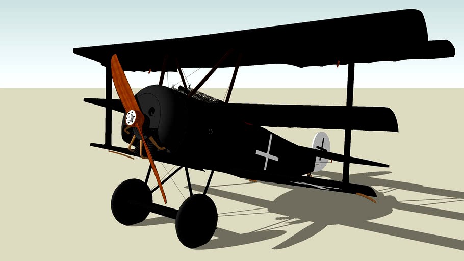 Fokker Dr.I - Joseph Jacobs 3d model