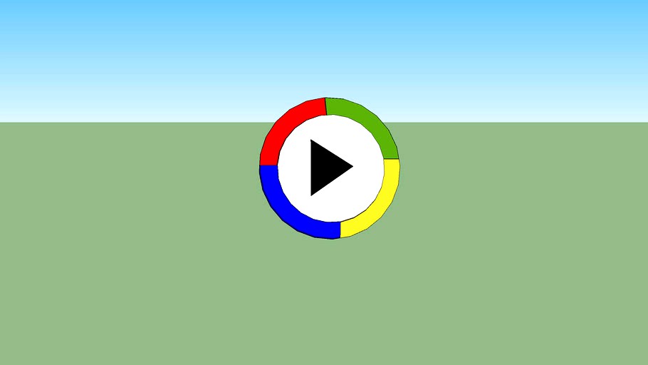 WMP windows media player LOGO 3D model