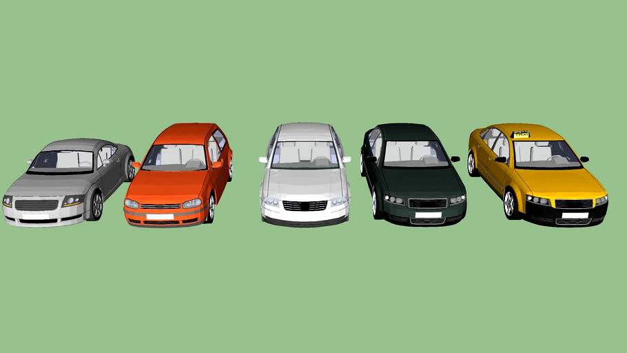 Cars PACK 3d model