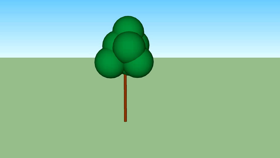 Mario tree 3d model
