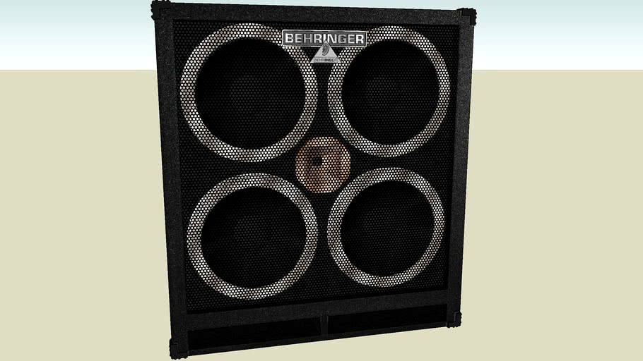 Behringer BB410 Bass Speaker Cabinet 3d model