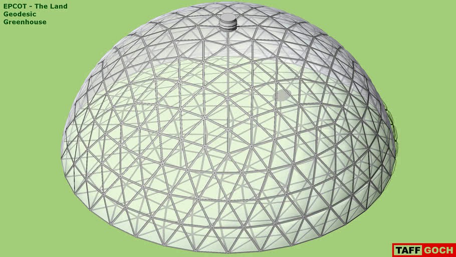 EPCOT • The Land • Geodesic Dome 3d model