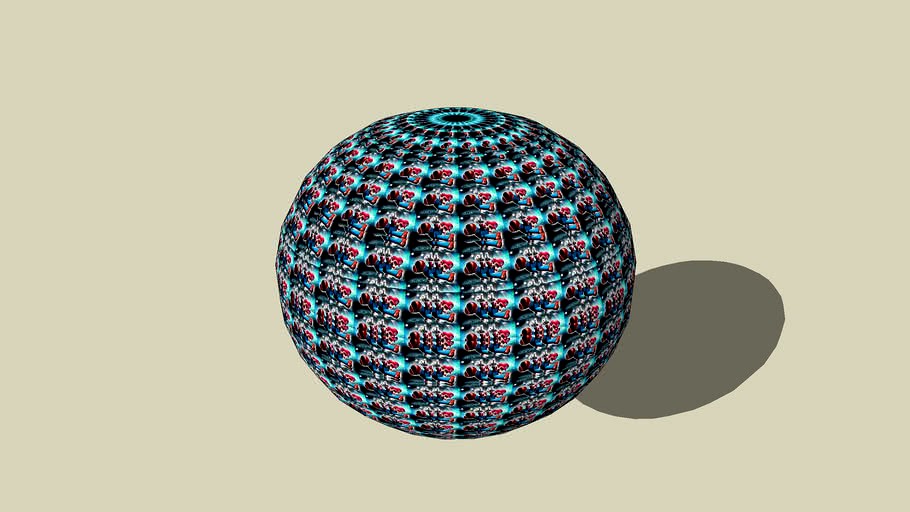 the mario sphere 3d model