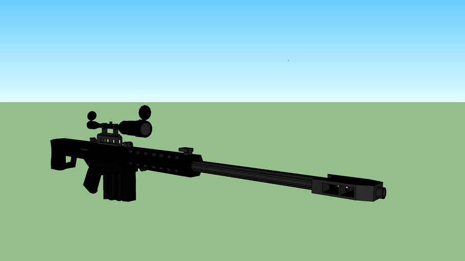 barret cal.50 3d model