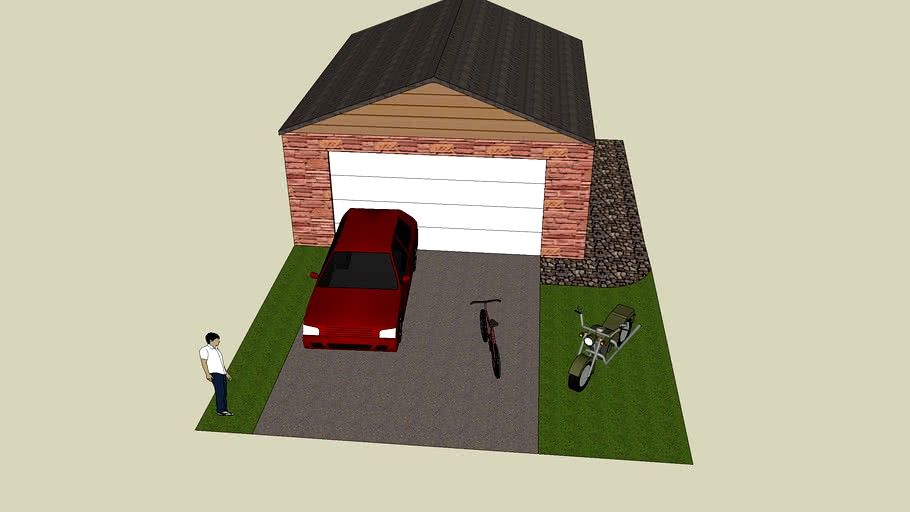 garage 3d model