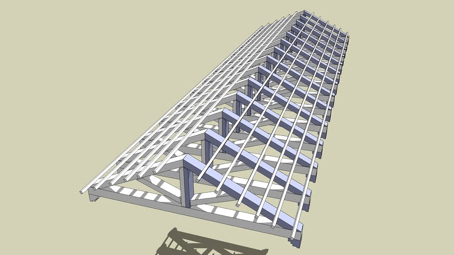 Cattedrale di Acerenza: capriate 3d model