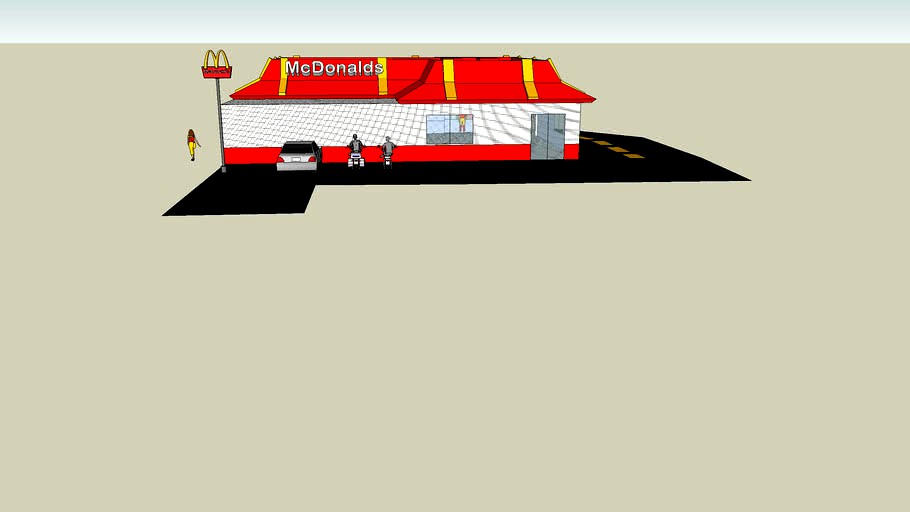 mcdonalds 3d model