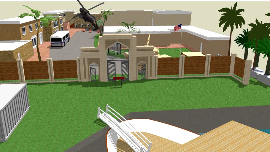 COD Map - Stronghold 3d model