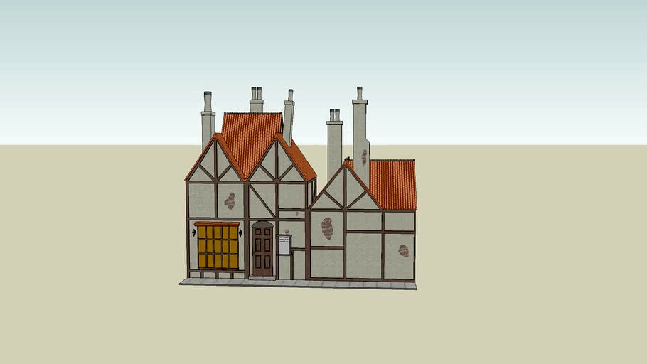 Le Chaudron Baveur / The Leaky Cauldron 3d model