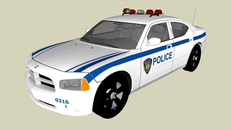 PAPD DODGE CHARGER 3d model