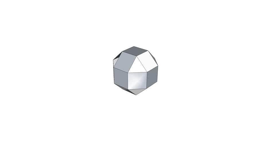 Rounded cube 3d model