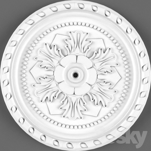 Ceiling rose 3d model