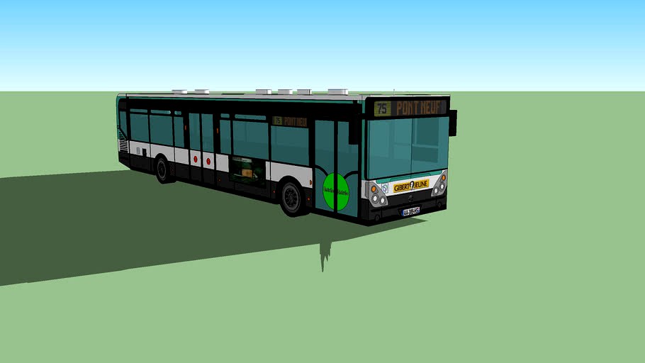 Irisbus Citelis Line RATP 3d model