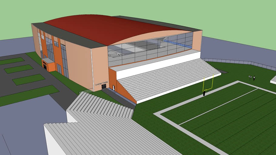 Field House Project 3d model