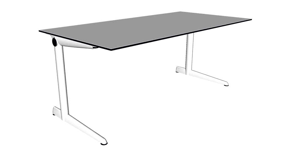 Ahrend 500 desk C-leg 180x90 3d model