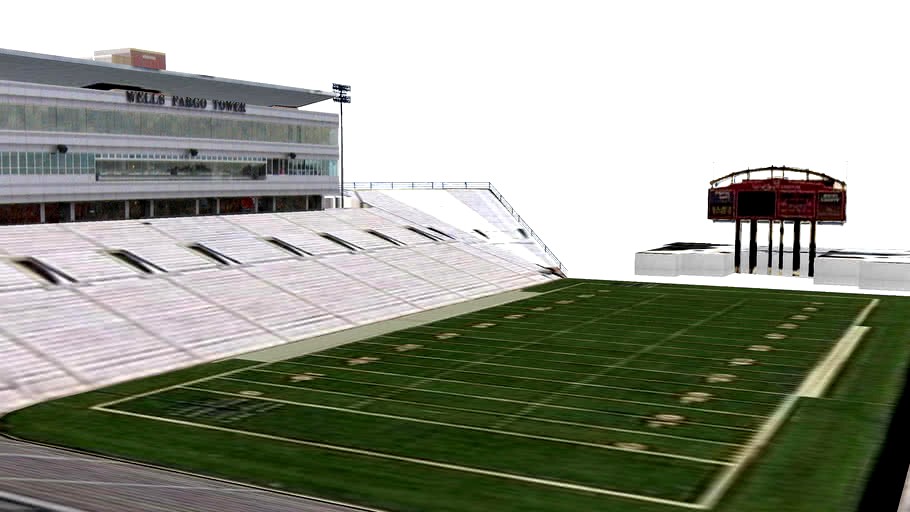 Sam Boyd Stadium 3d model