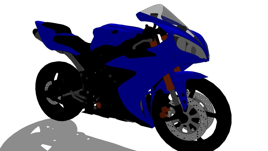 Yamaha YZF-R1 3d model