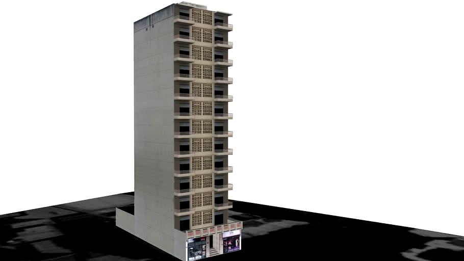 Edificio Entre Rios 1552 3d model