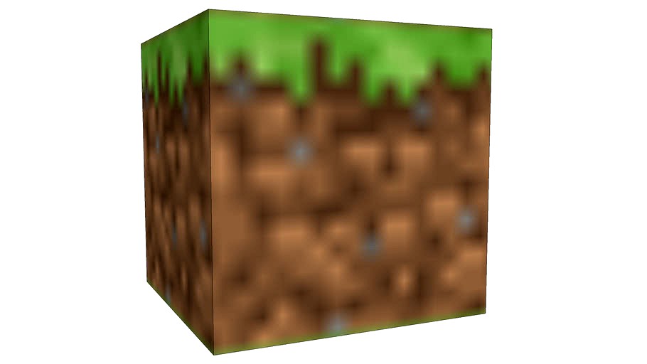 Minecraft - Grass 3d model