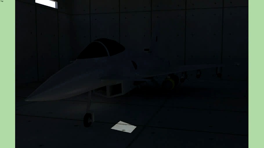 Typhoon Render (In Hanger) 3d model