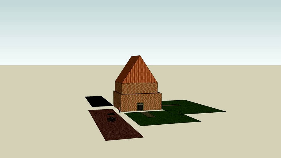 Large house with lots of land 3d model