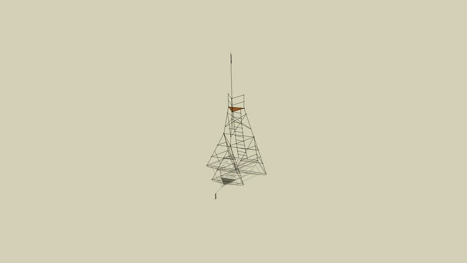 pioneering tower 3d model