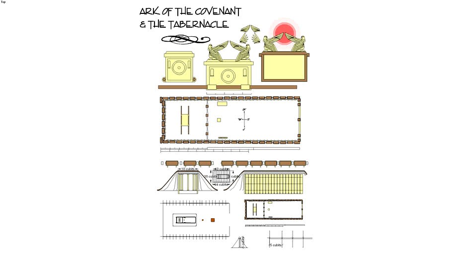 Ark of the Covenant and the Tabernacle 3d model